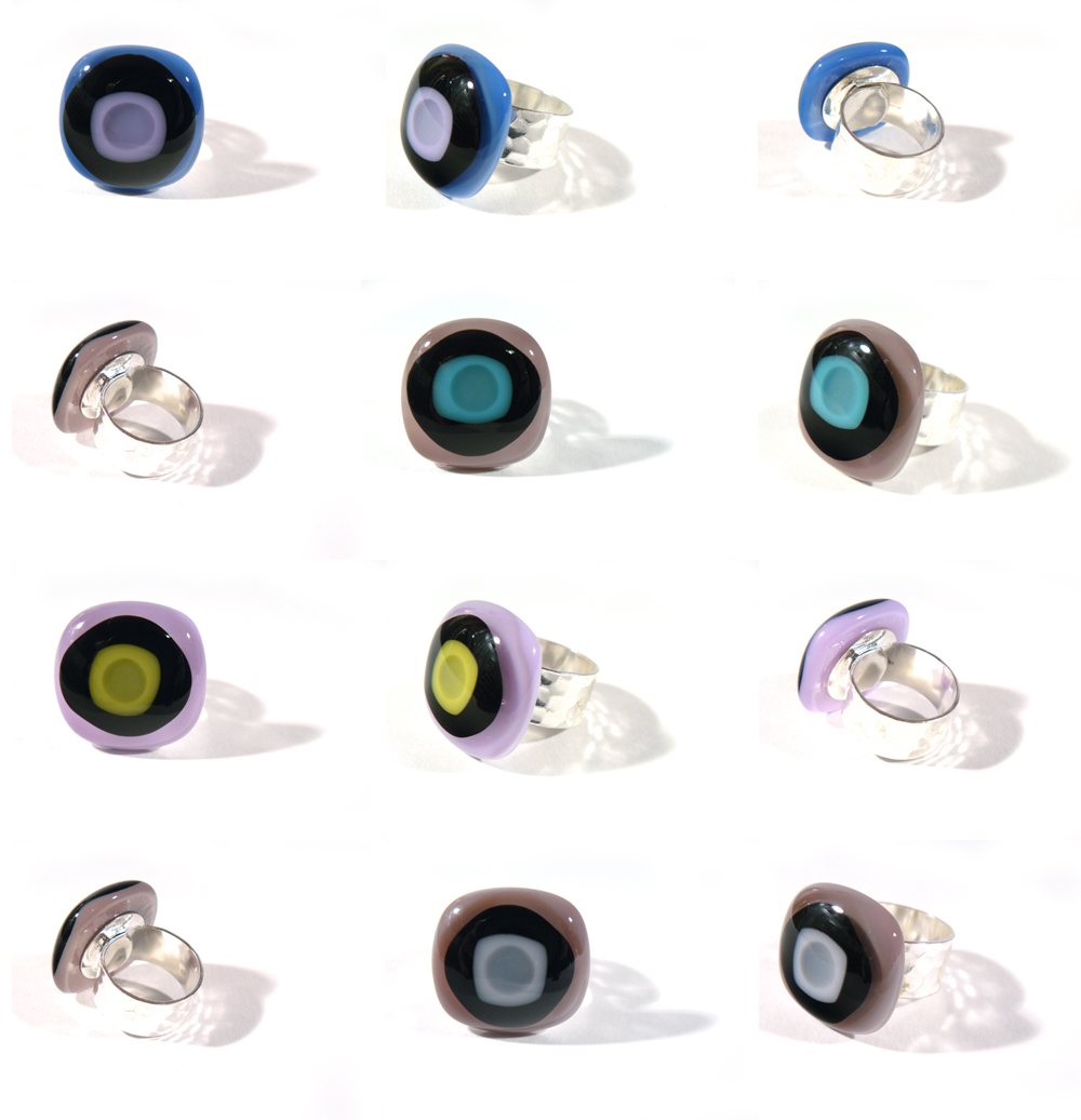 Funky fused glassy goodies & contemporary crafts with a retro twist ...