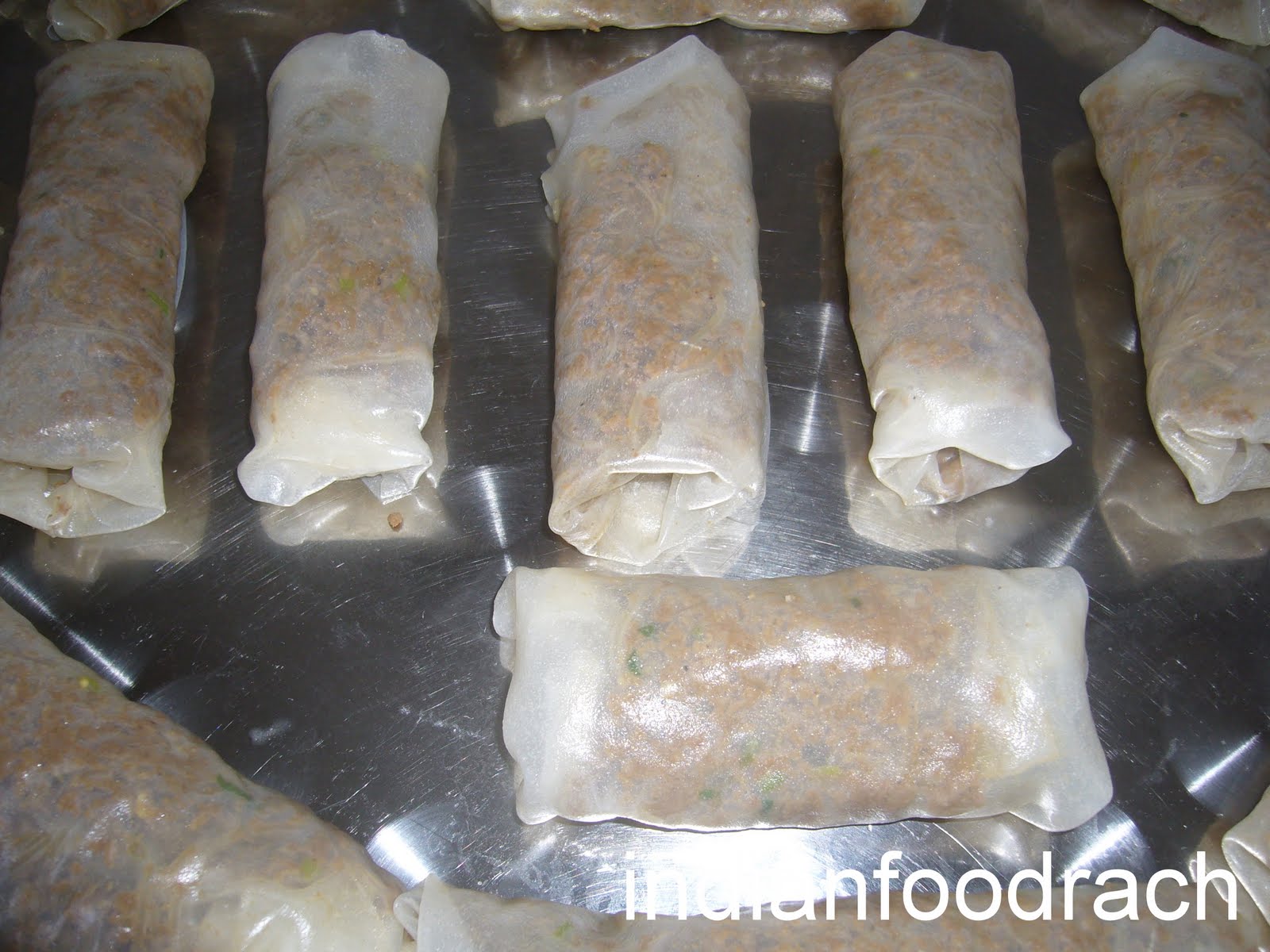 INDIAN FOOD: Spring rolls - Indian twist
