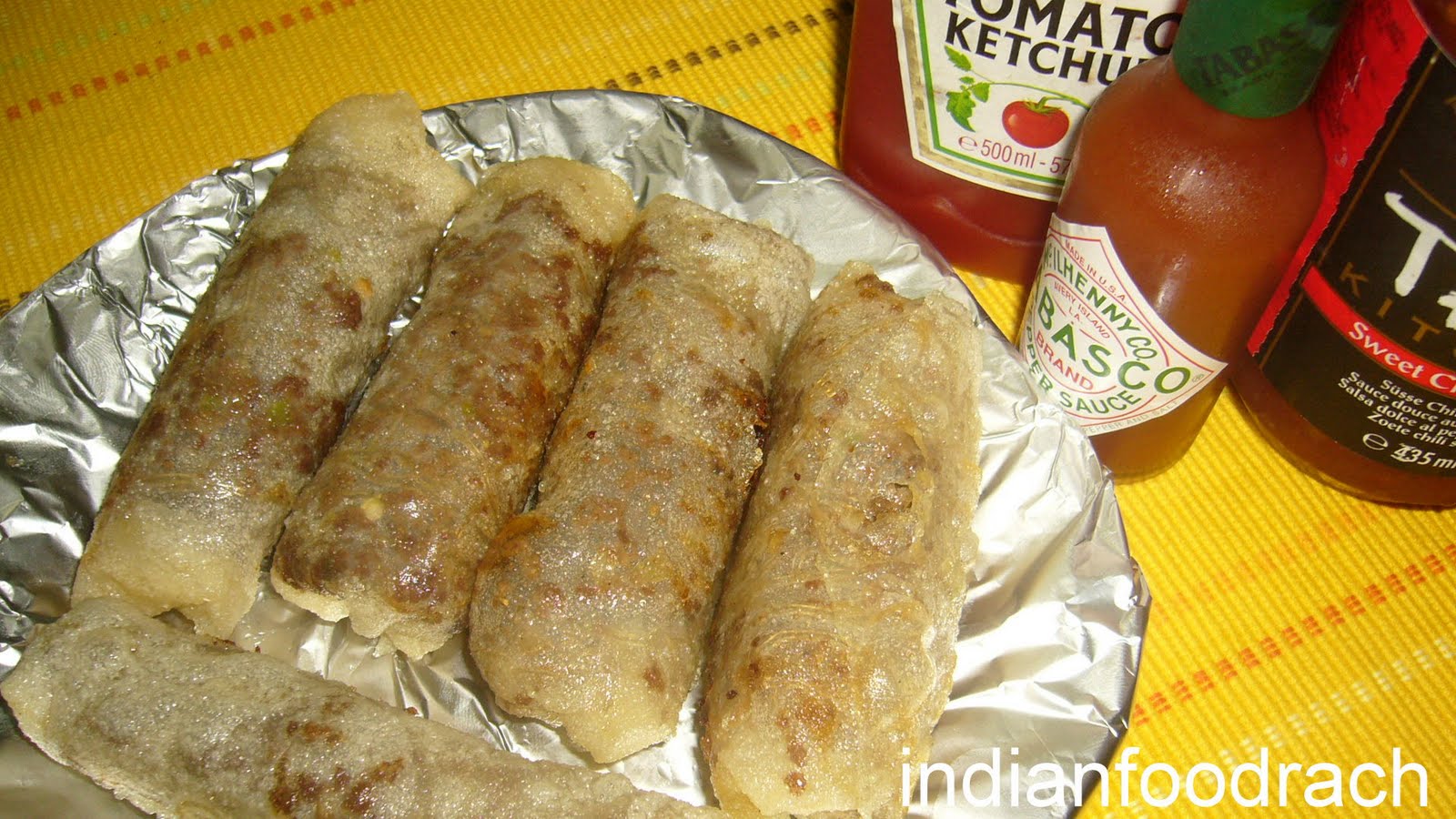 INDIAN FOOD: Spring rolls - Indian twist