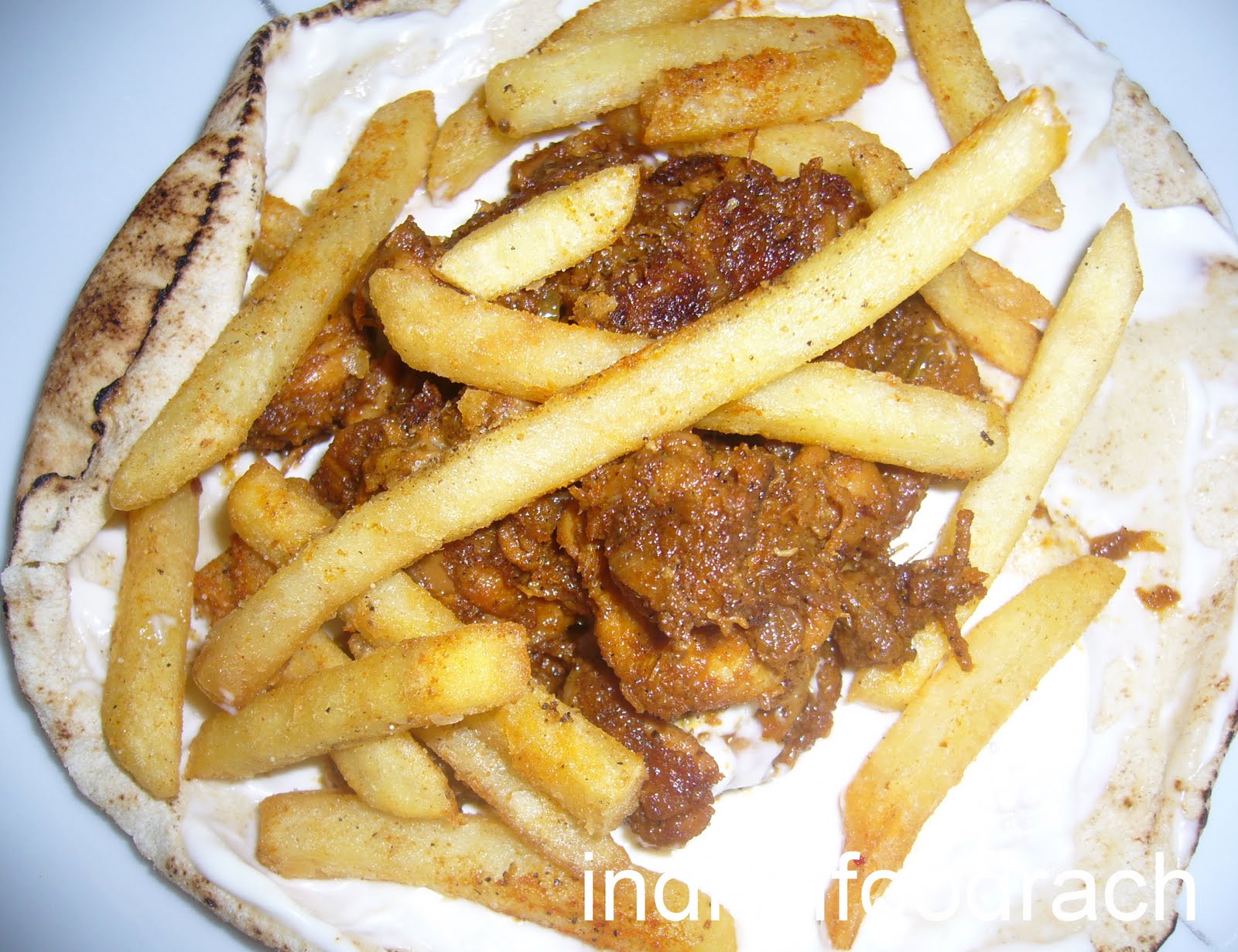 INDIAN FOOD: Plats (chawarma)