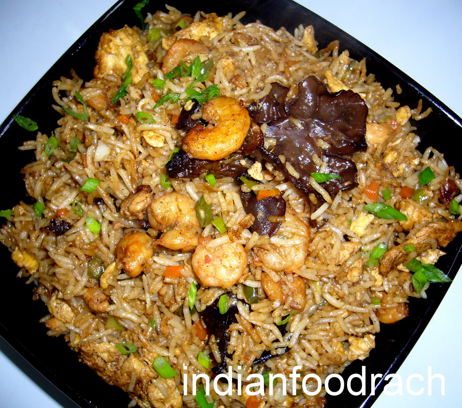 INDIAN FOOD: Riz cantonnis (mixed fried rice)