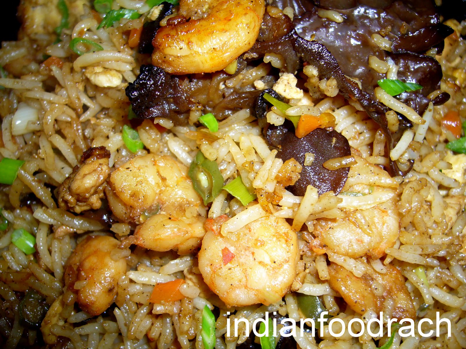 INDIAN FOOD: Riz cantonnis (mixed fried rice)