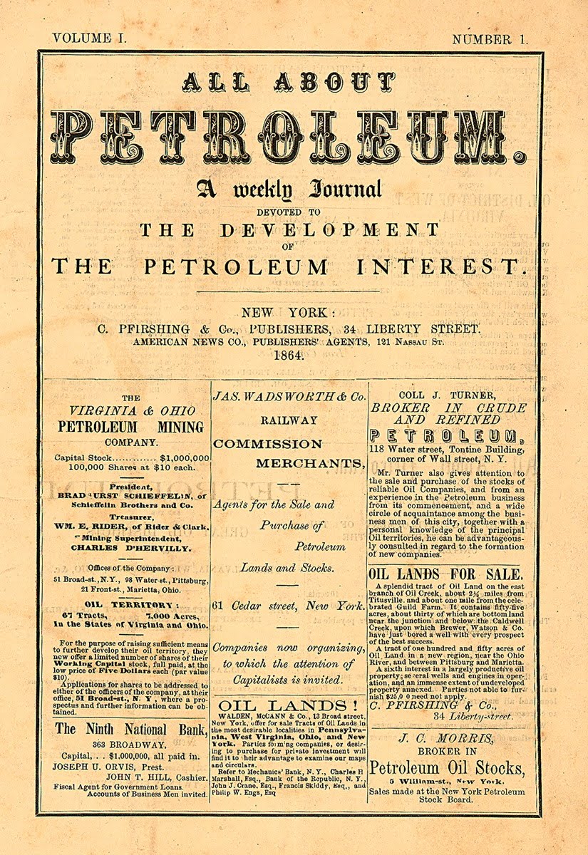 Magazine History: A Collector's Blog: The First Oil Magazine
