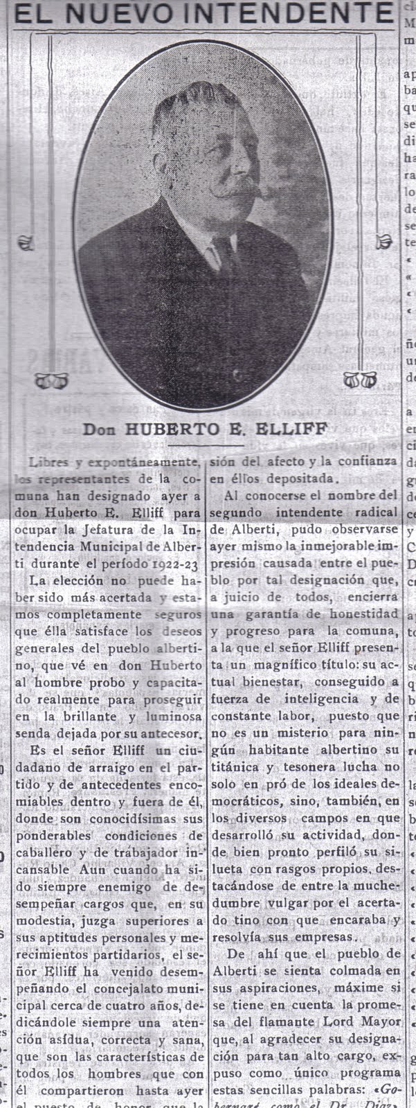 coronel segui, pasado y presente: Fotos de D. Huberto Elliff y su familia