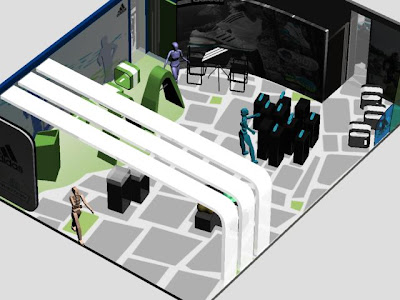 Manu Ramírez Diseño: Stand ADIDAS Feria