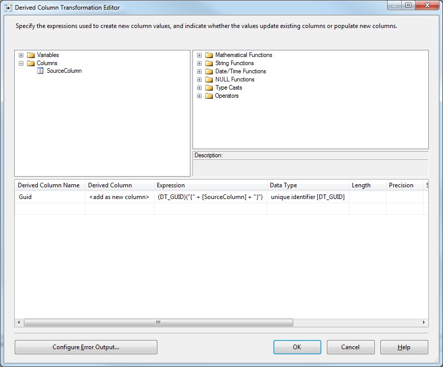 Microsoft Sql Server Integration Services Create A Guid