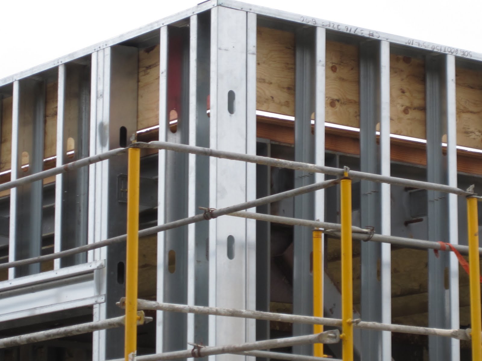 Ortega Branch Library: They're Working On Our Parapet Roof.
