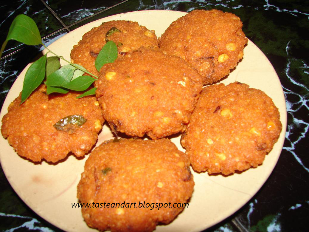 Taste and Art: Parippu Vada