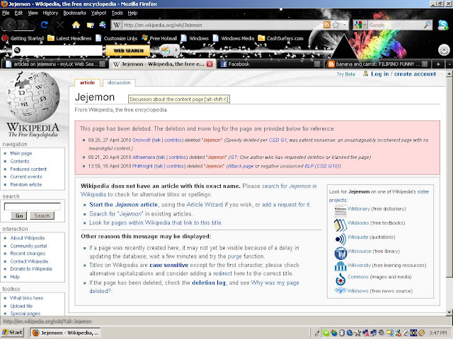 banana and carrot: infested with the jejemons