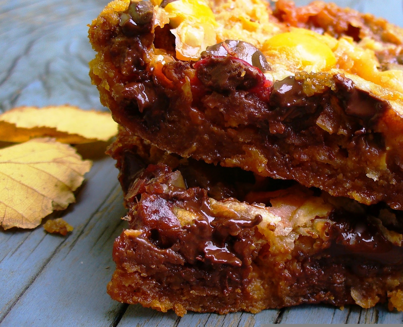 Leenee's Sweetest Delights: Happy Fall! Seven Layer Magic Cookie Bars