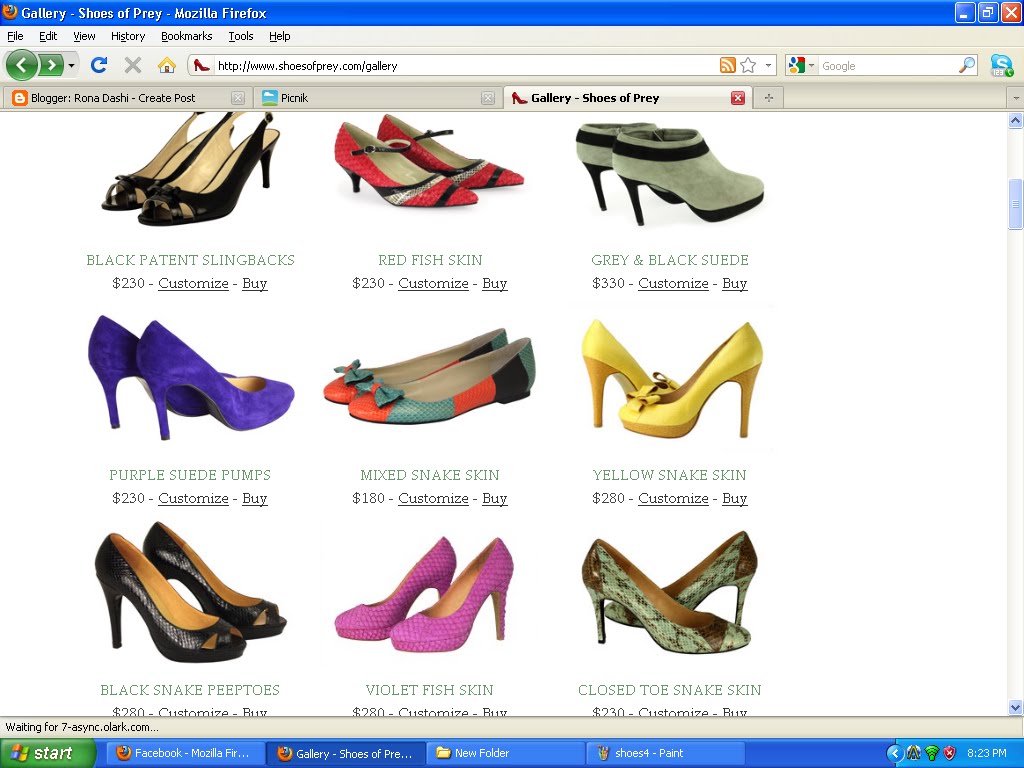 Rona Dashi: Design kasut anda sendiri!