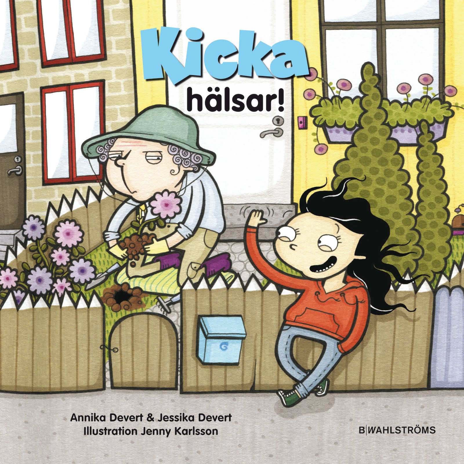 Inreda med böcker: Ny barnbok! Kicka hälsar