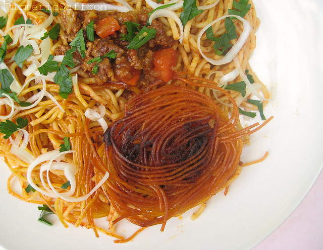 Turmeric & Saffron: Upside-Down Persian Macaroni With The Crunchy ...