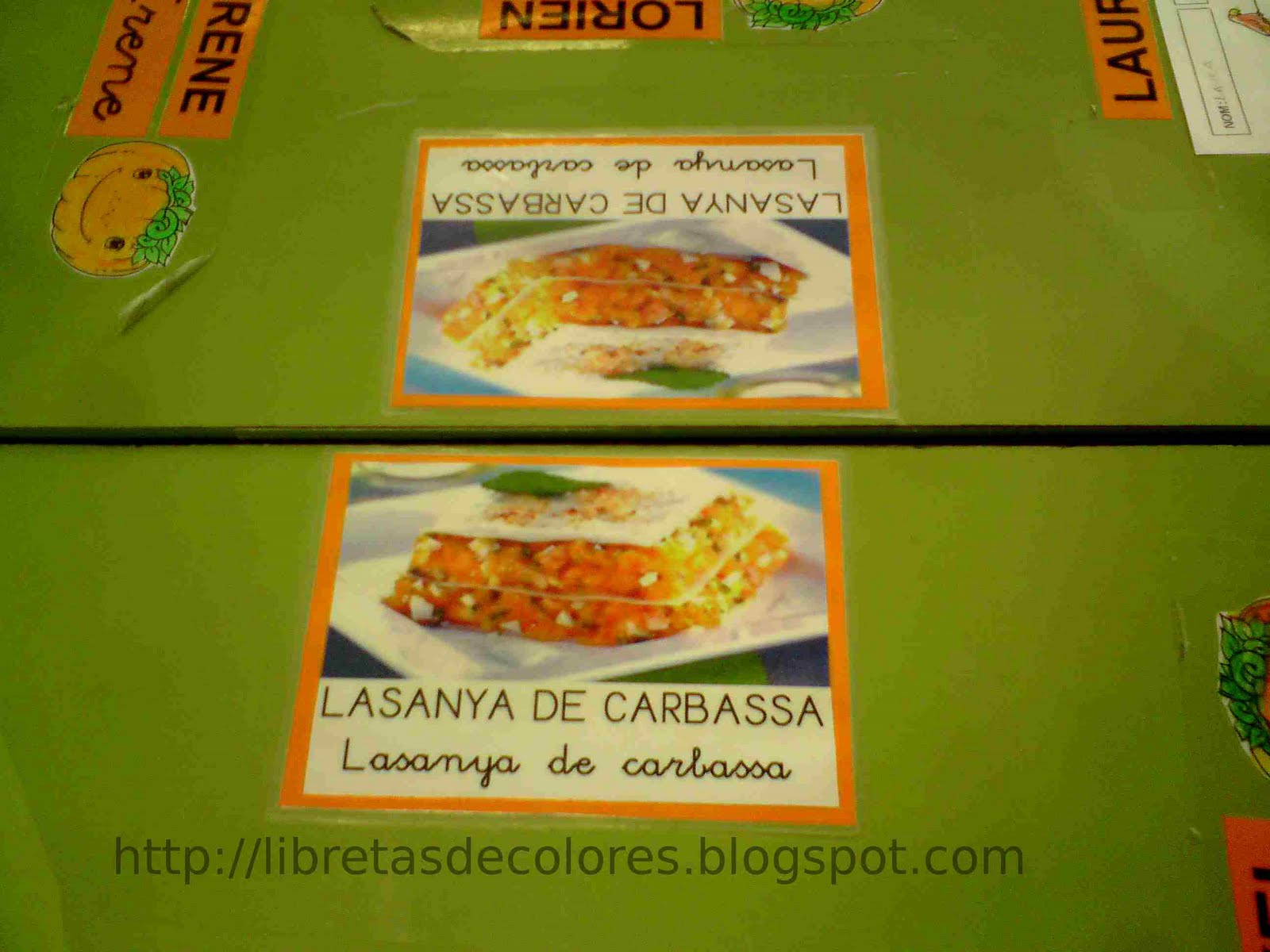 Libretas de colores: SOMOS LA CLASE DE LAS CALABAZAS.