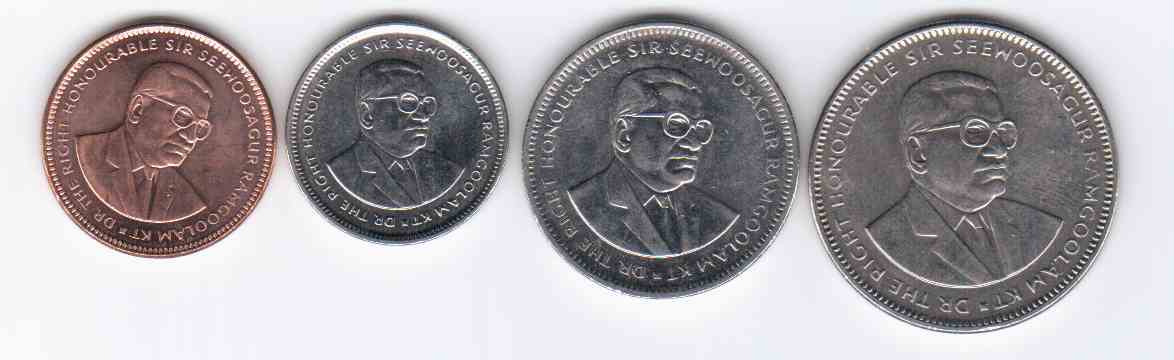 Terence's collections ...: Mauritian rupee ...