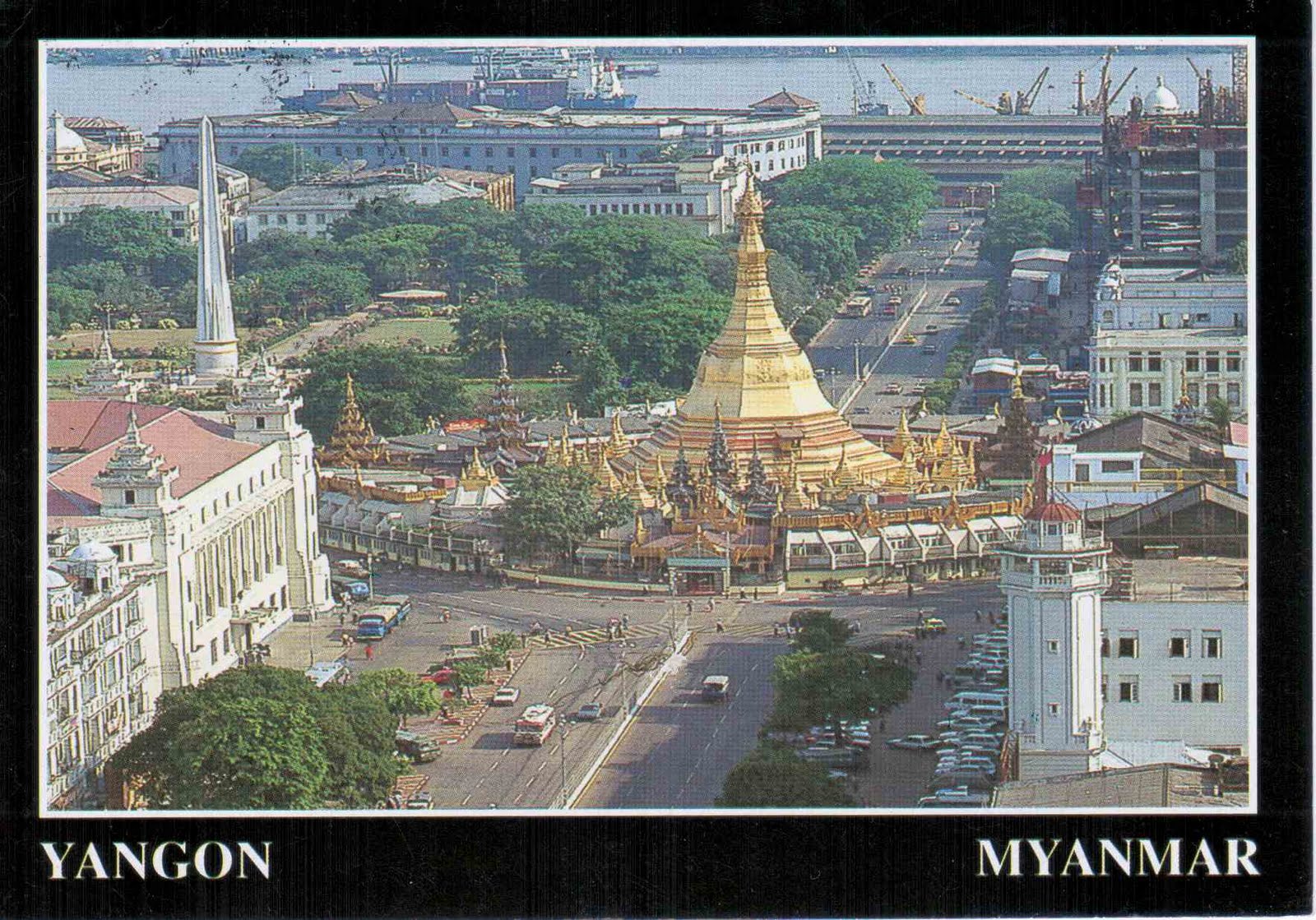 Terence's collections ...: Postcard from Myanmar ...