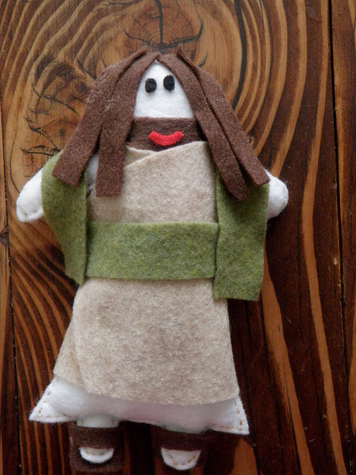 School Time Adventures: Clothes for felt Jesus Doll