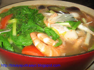 Inato lang Filipino Cuisine and More: SINIGANG NA ISDA AT HIPON (FISH ...
