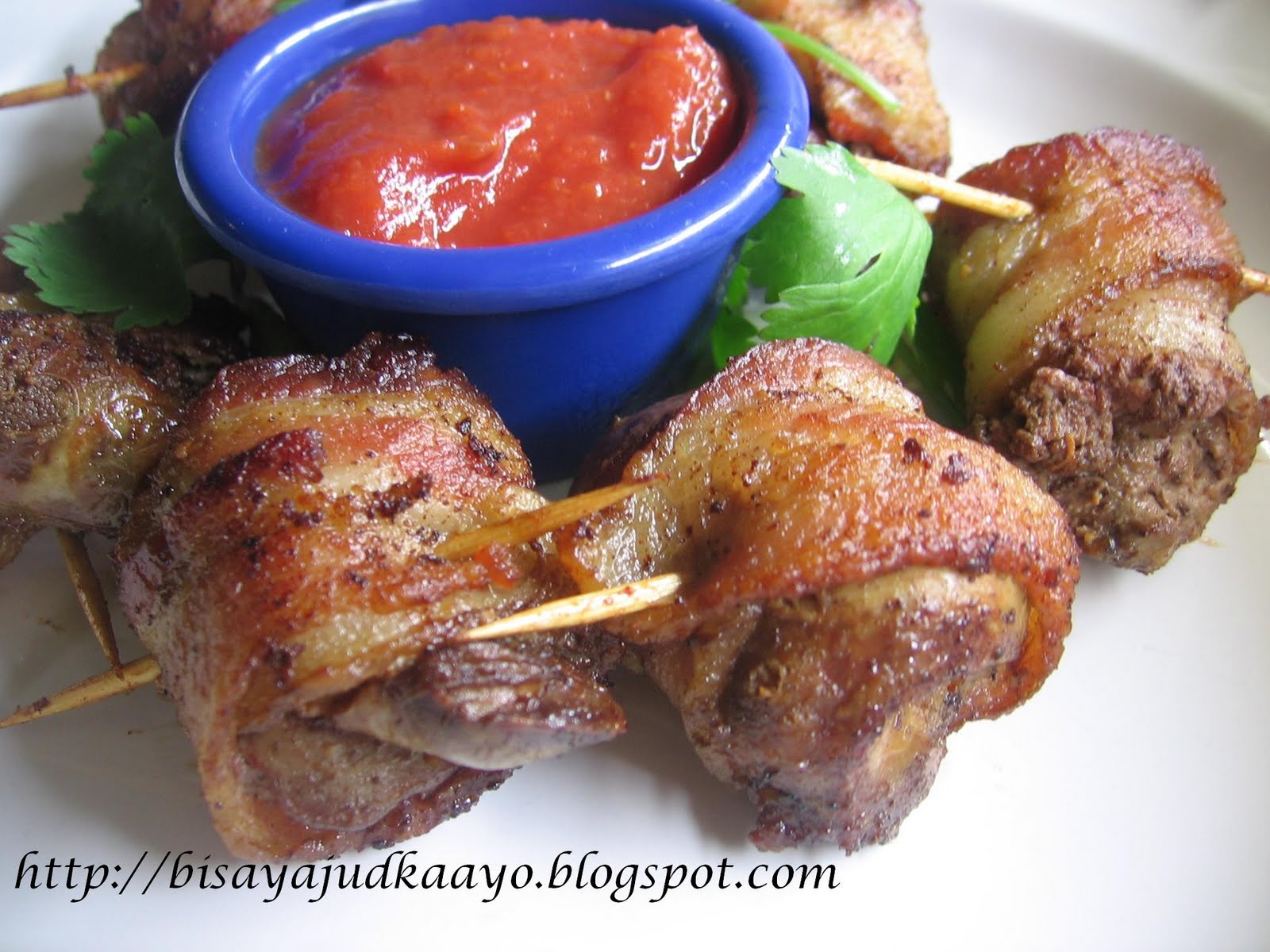 Inato lang Filipino Cuisine and More: BACON WRAPPED CHICKEN LIVER