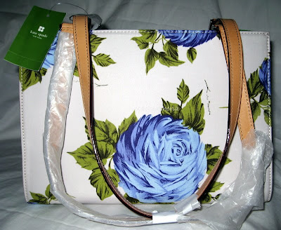 Coach Euphoria: Kate Spade White Cabbage Rose Sam Handbag