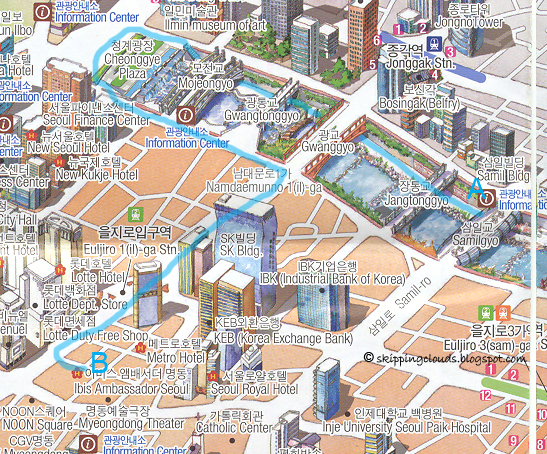 Skipping Clouds: Day 2: Walking around Seoul