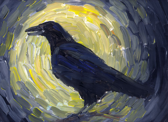 Creepy Raven