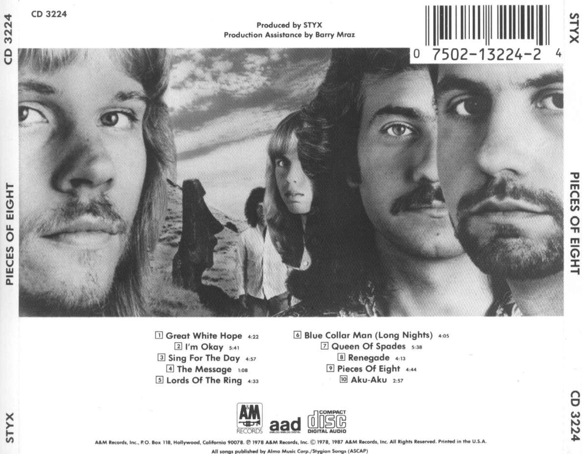 Musicotherapia: Styx - Pieces Of Eight (1978)