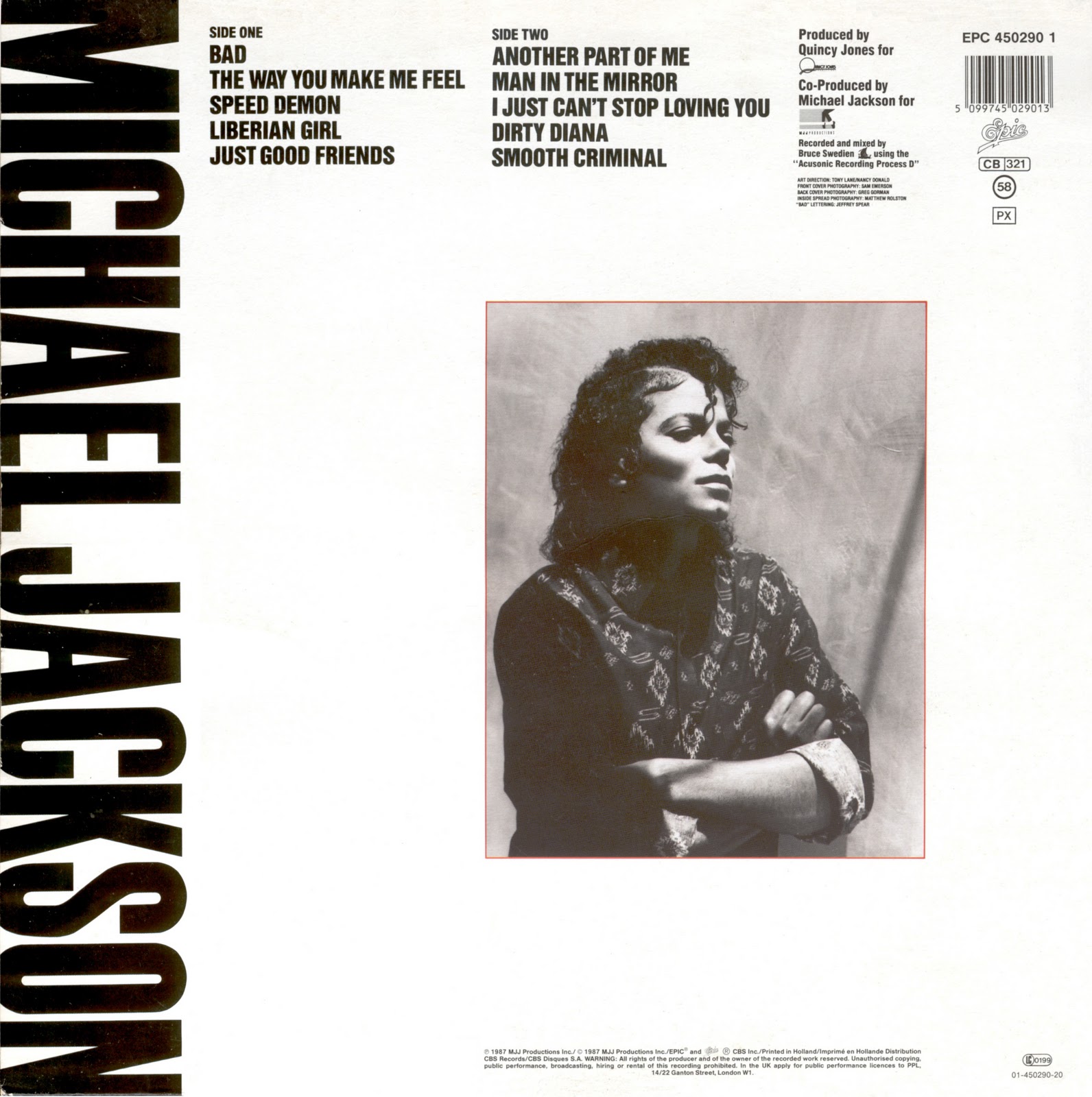 Musicotherapia: Michael Jackson - Bad (1987)