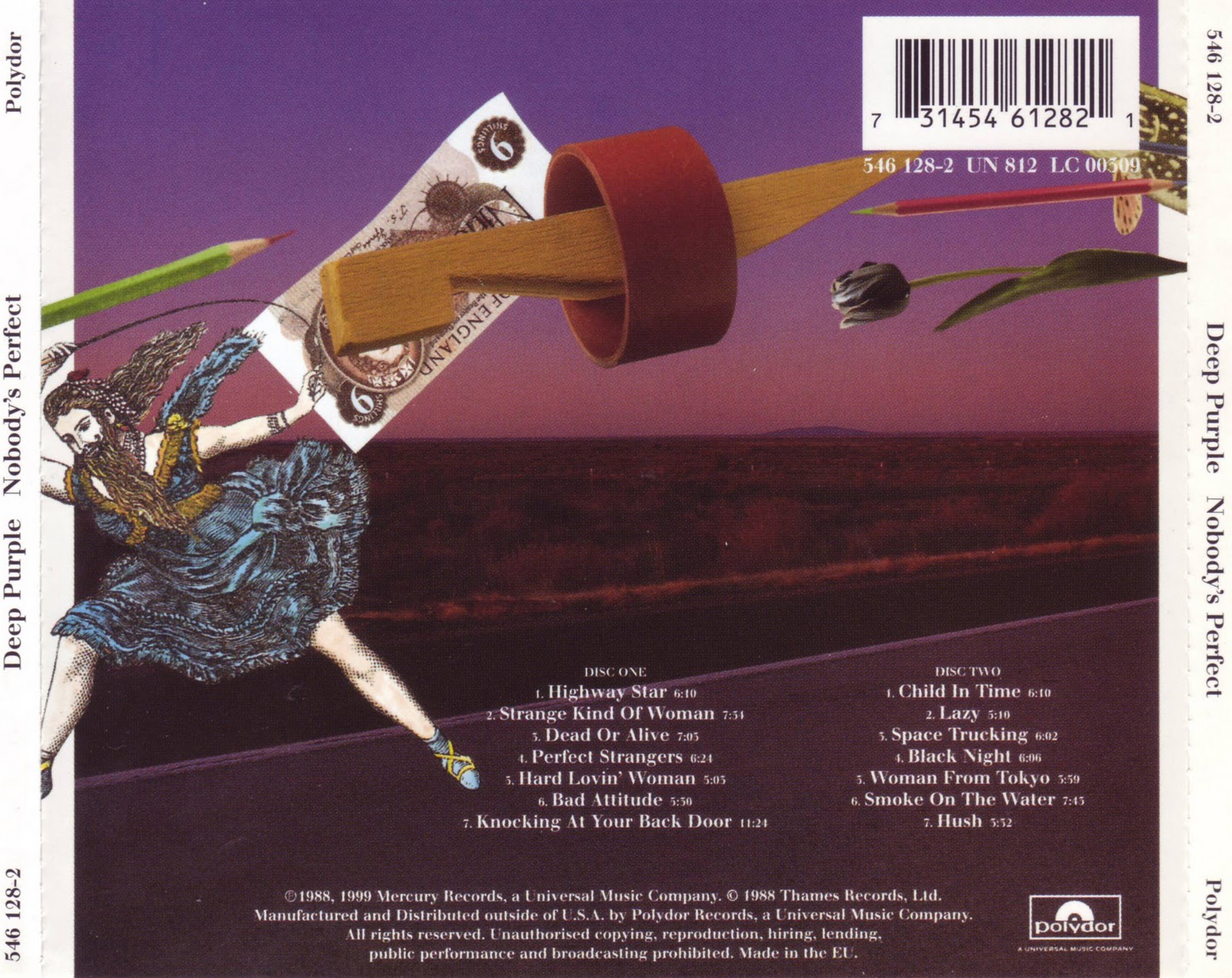 Musicotherapia: Deep Purple - Nobody's Perfect (1988)