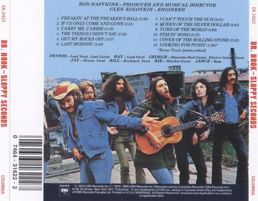 Musicotherapia: Dr. Hook - Sloppy Seconds (1972)