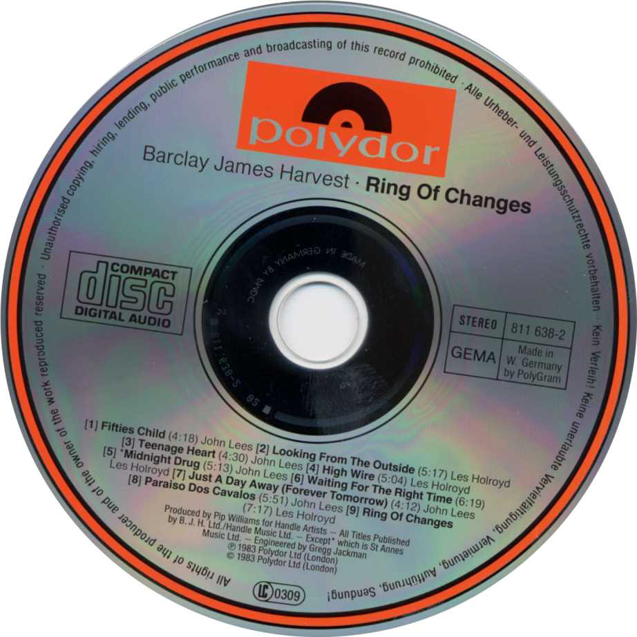 Musicotherapia: Barclay James Harvest - Ring Of Changes (1983)