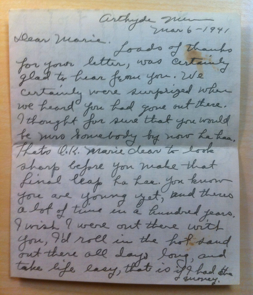 Letters to Marie