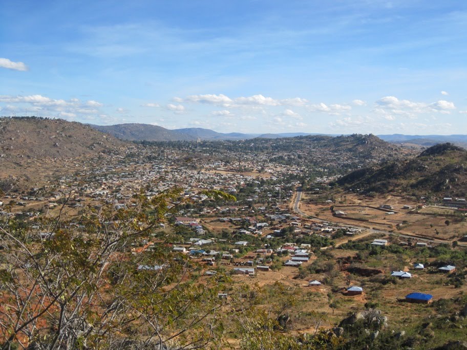 Dan and Sue in Tanzania: Hills above Tumaini