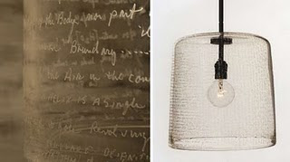 SeekingDecor: Alison Berger's Scripted Pendant Chandelier