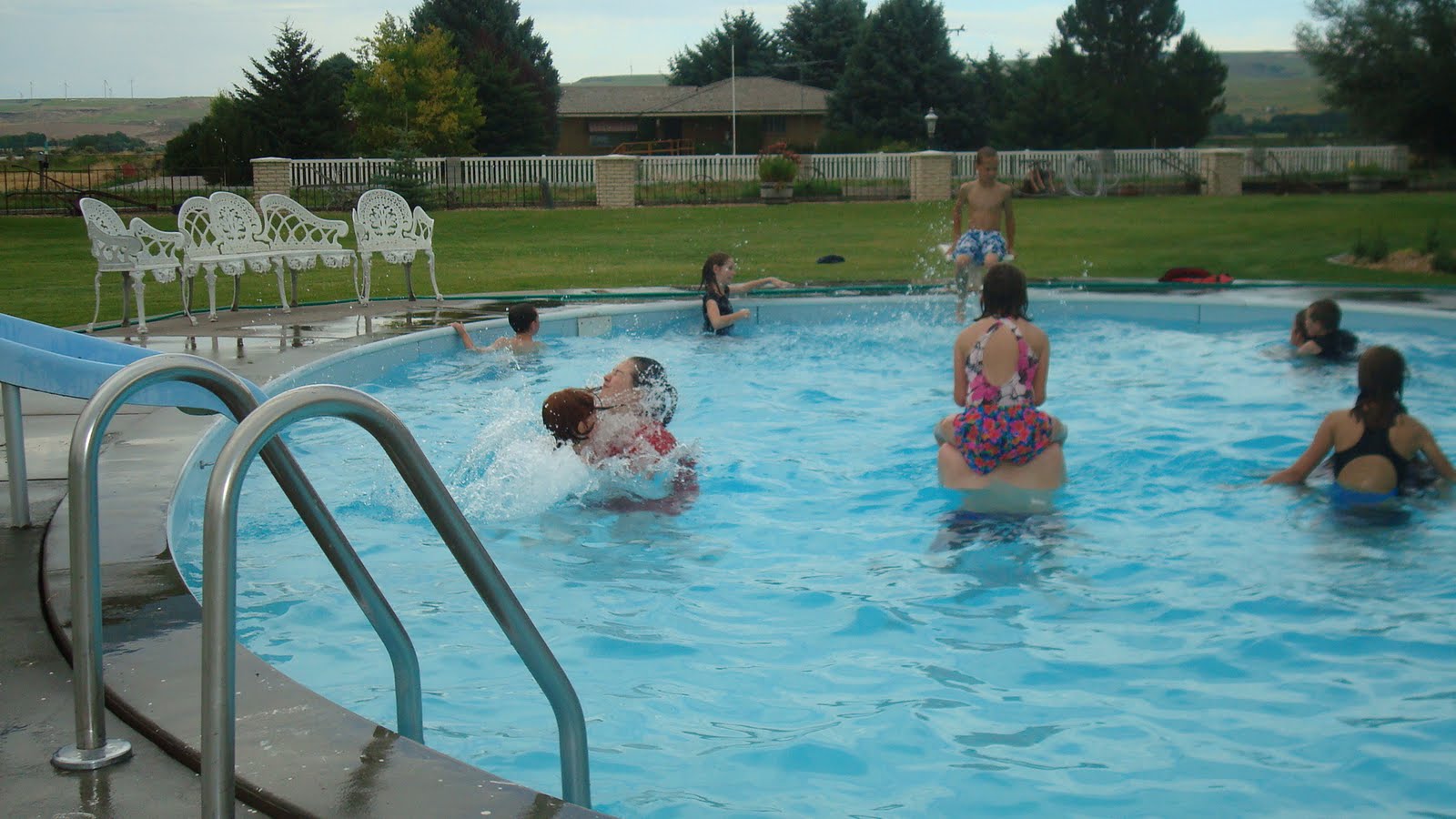 Picture a Day at the Welchs: July 26th - Pool Party!