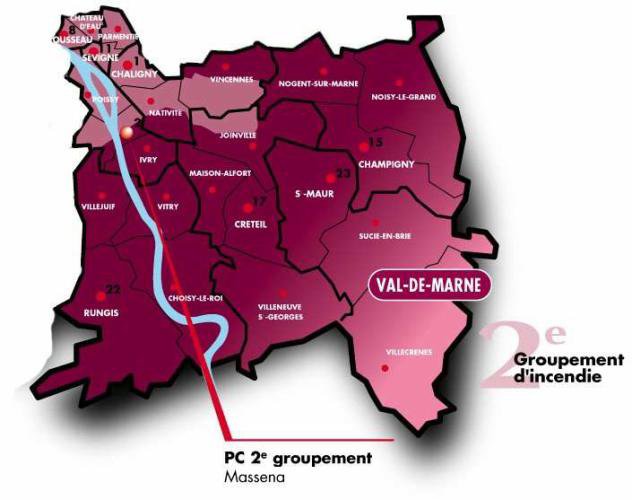 Sapeur Pompier, une passion: Le 2ème groupement de la BSPP