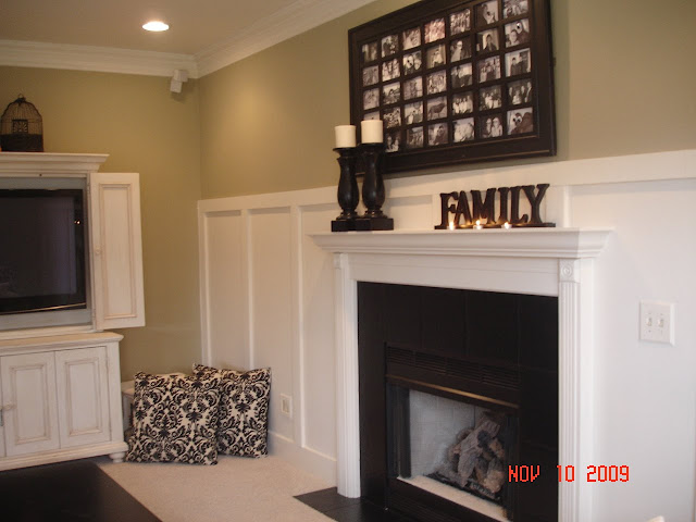 The Yellow Cape Cod: Fireplace Makeover "After"