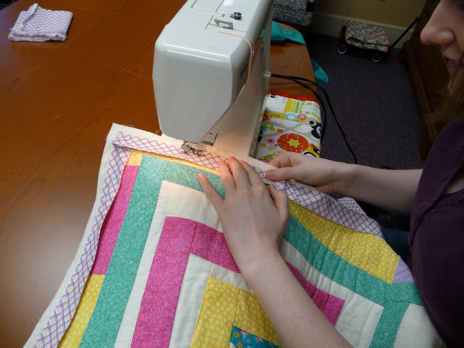 rhymes with quilt: Wonky Log Cabin Tutorial #6 - The Last One!