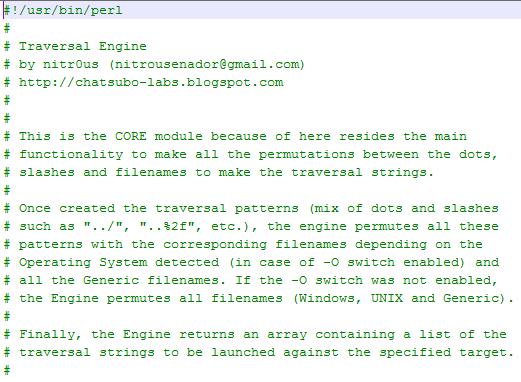 DotDotPwn - The Directory Traversal Fuzzer