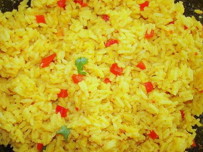 Simple International Recipes: Yellow Rice with Raisins