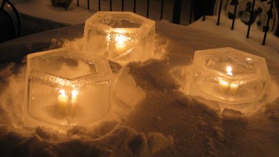 Wind and Willow Home: Make it yourself Monday - Outdoor Ice Candles