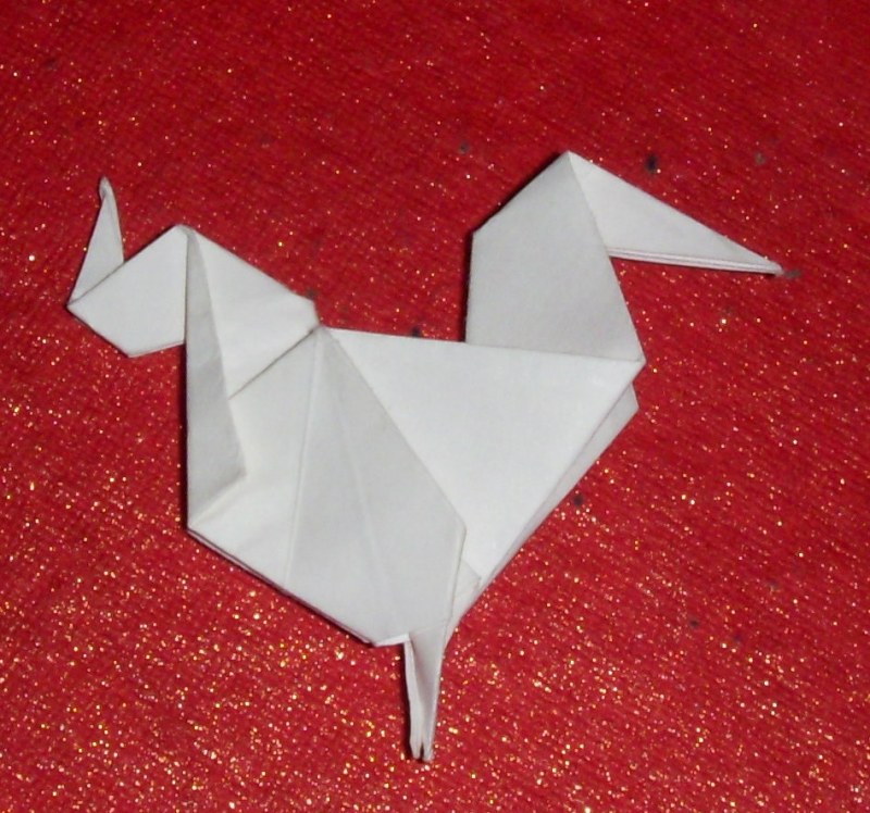 Origami: Origami Chicken