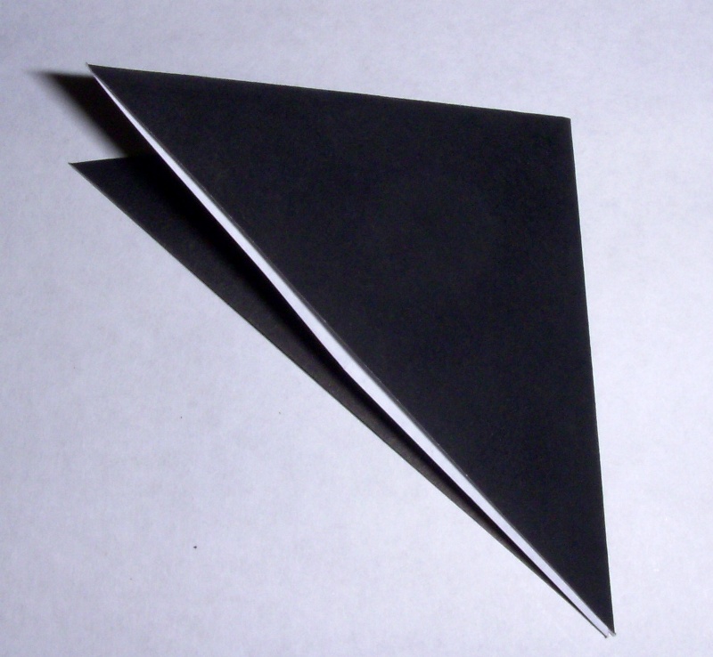 Origami: How to fold an origami bird base?