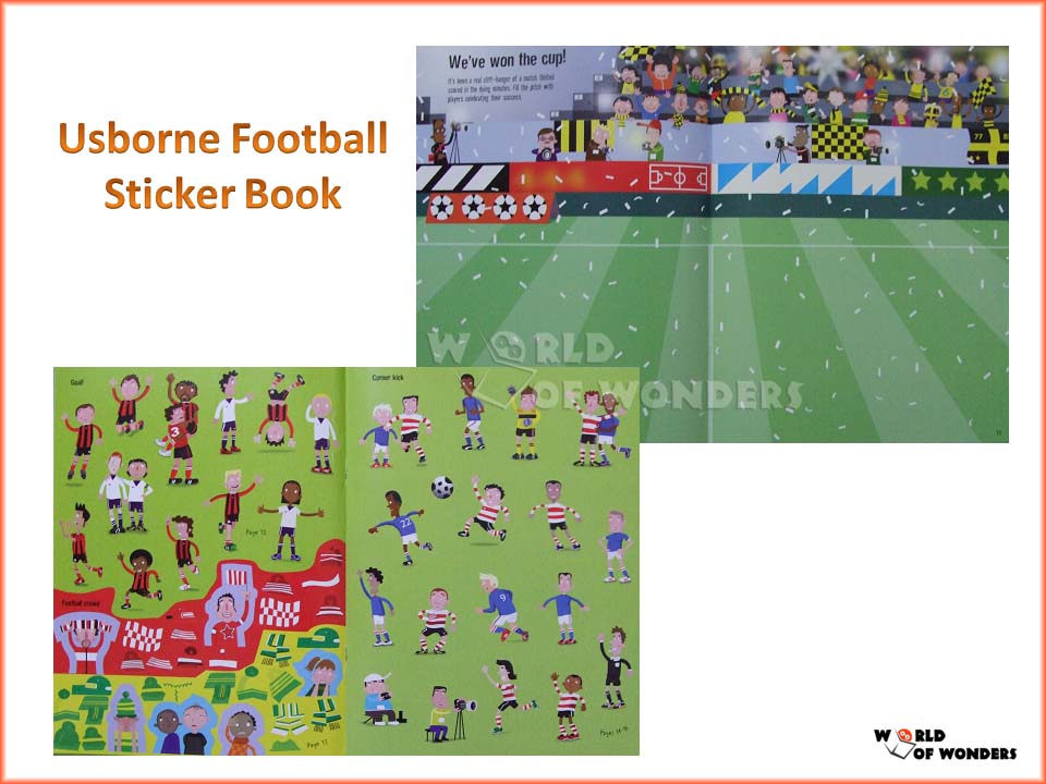 World of Wonders: Usborne Football Sticker Book