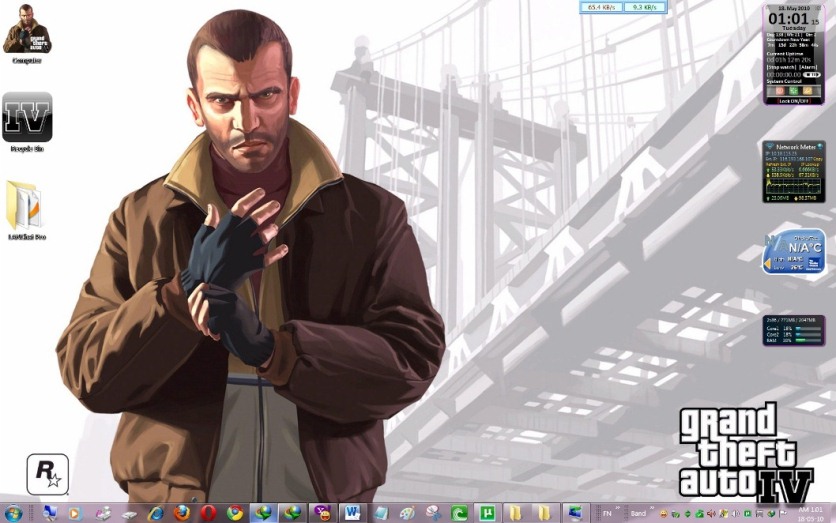 Ankit's World: Grand Theft Auto IV Windows 7 Theme