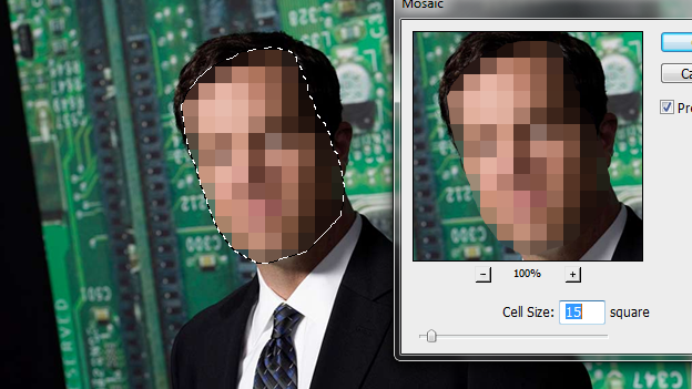 [PS] How to censor an image / a text | tips4design