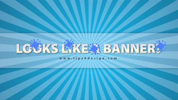 [AI] Great looking banner-like design. | tips4design