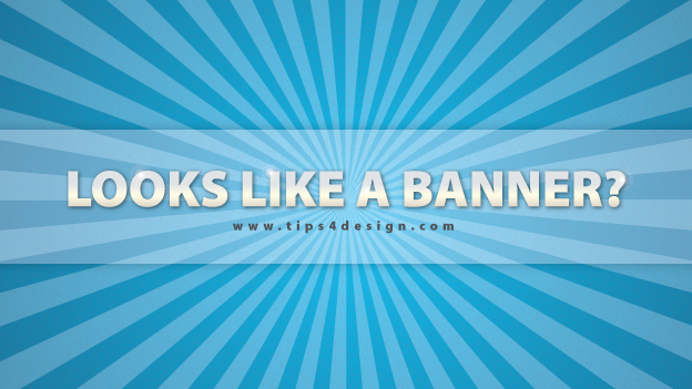 [AI] Great looking banner-like design. | tips4design