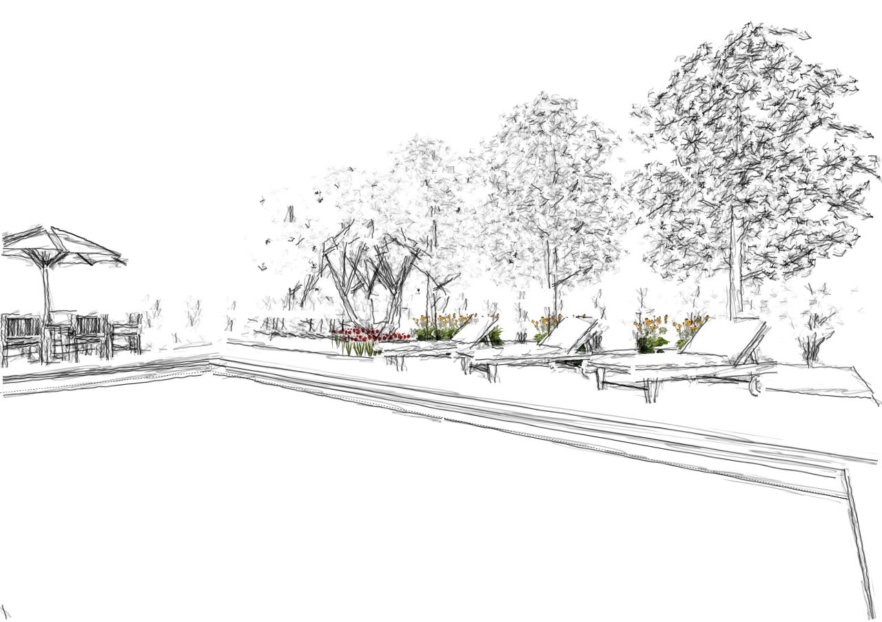 John Denson RLA Landscape Architecture Musings: Pool Garden with Garden ...