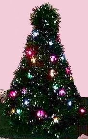 Busy Crafting...: How to Make a Coat Hanger Christmas Tree